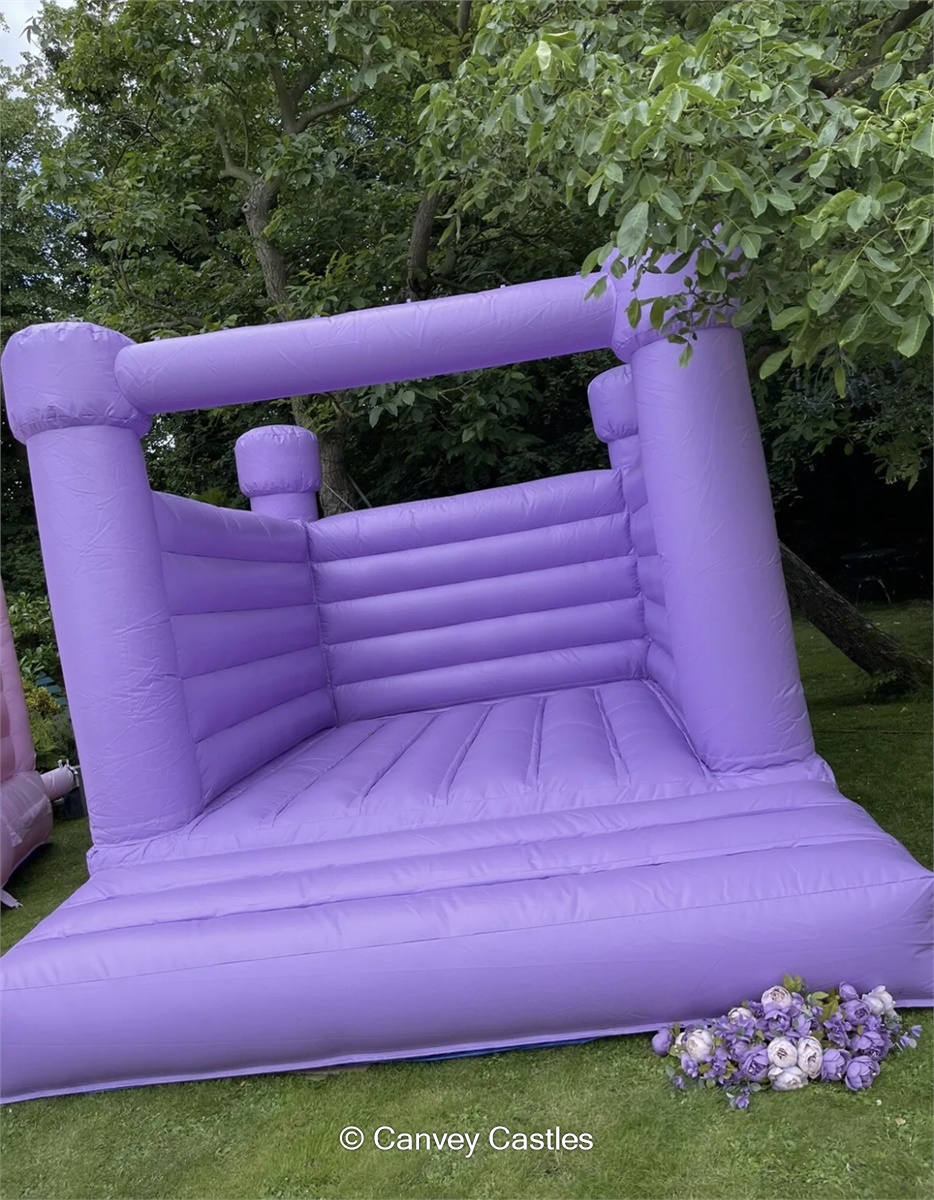 10ft x 13ft Purple Pastel Bouncy Castle - Bouncy Castle Hire in Essex
