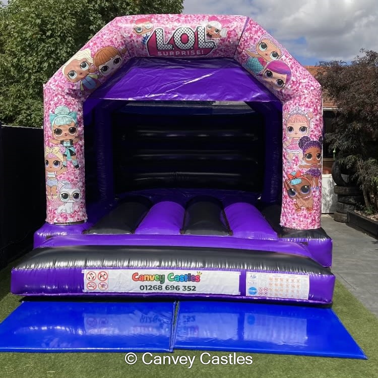 12ft x 12ft Black and Purple Lol Surprise Design 2 Bouncy Castle ...