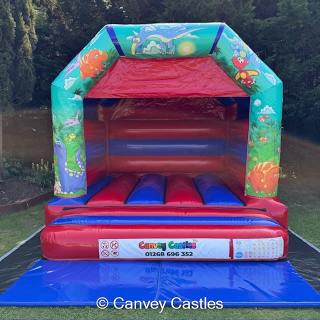 12ft x 12ft Blue and Red Under the Sea Bouncy Castle - Bouncy Castle ...
