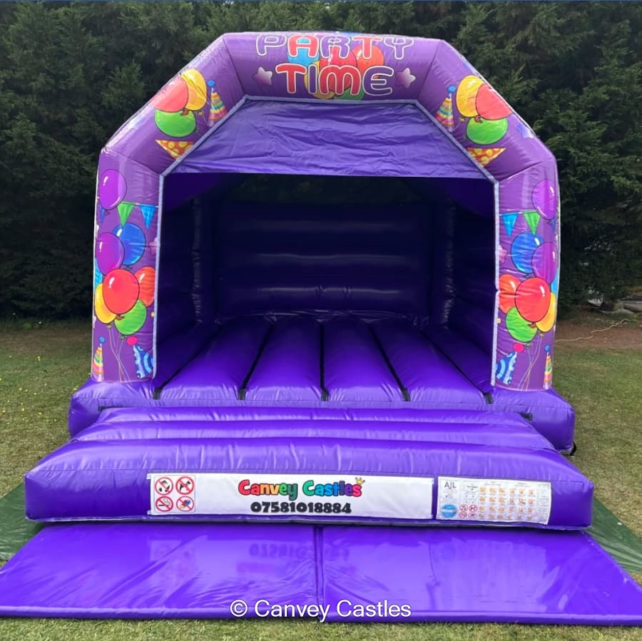 12ft x 15ft Purple Wrestling Bouncy Castle - Bouncy Castle Hire in ...