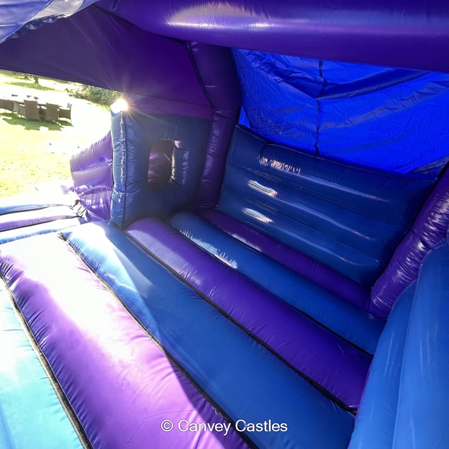 12ft x 17ft Blue and Purple Wrestling Combo Bouncy Castle - Bouncy ...