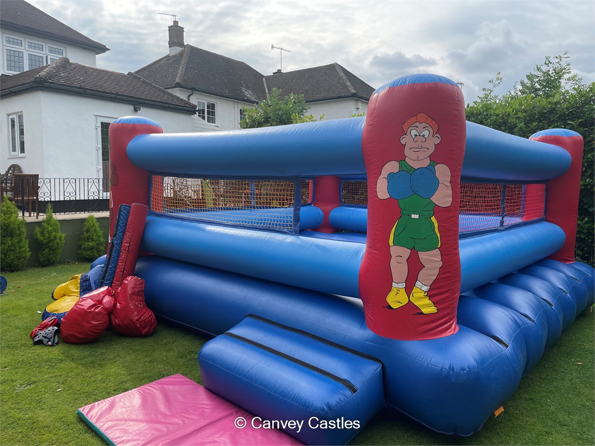 18ft x 19ft Blue and Red Boxing Ring Arena Inflatable Game - Bouncy ...