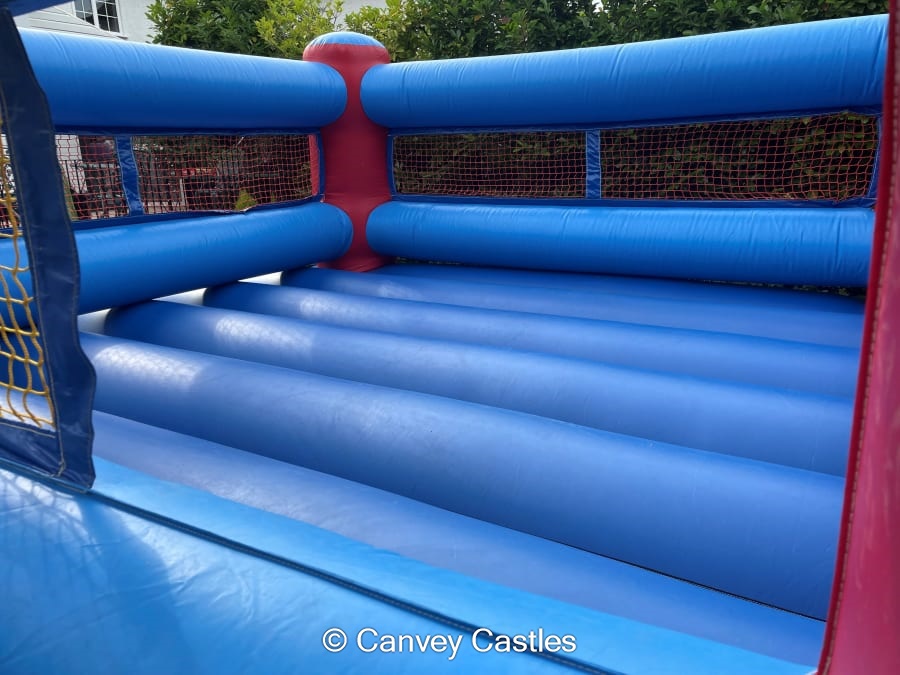 18ft x 19ft Blue and Red Boxing Ring Arena Inflatable Game - Bouncy ...