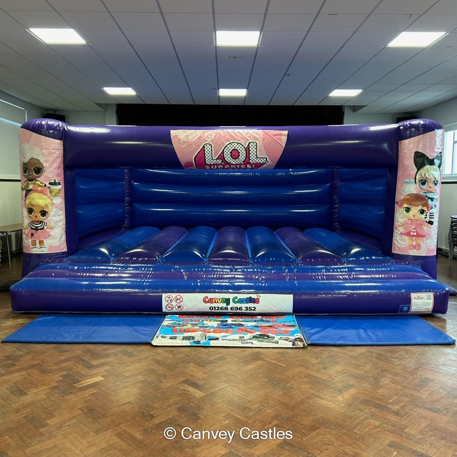 19ft x 18ft Blue and Purple LOL Doll Suprise 1 Bouncy Castle (low ...