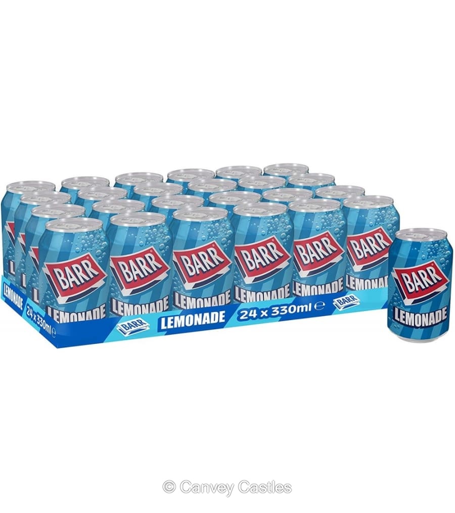 24x 330ml Barr Lemonade Cans - Bouncy Castle Hire in Essex | Canvey Castles