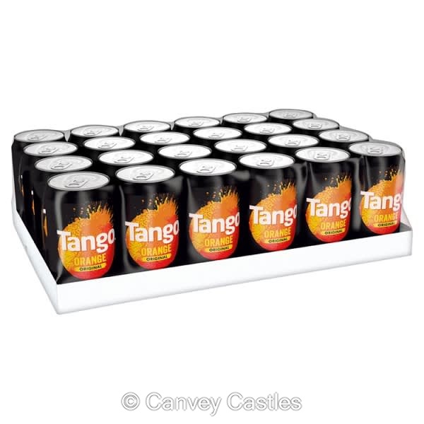 24x 330ml Tango Orange Cans - Bouncy Castle Hire in Essex | Canvey Castles