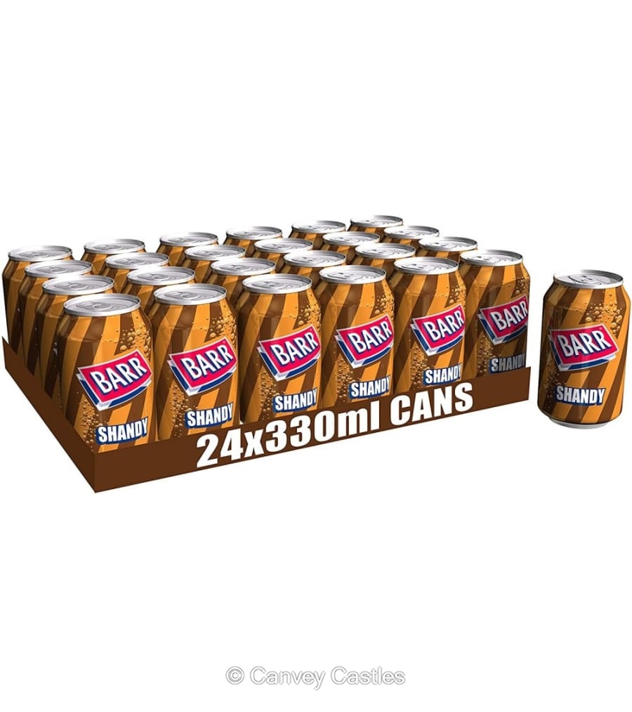 24x 330ml Barr Shandy Cans - Bouncy Castle Hire in Essex | Canvey Castles