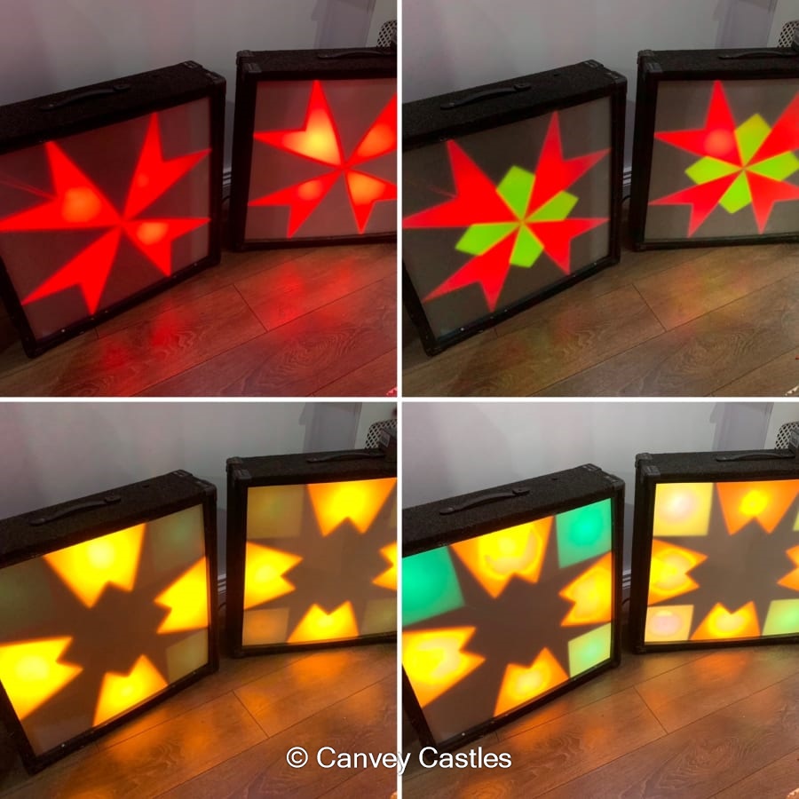 Retro 1MTR Square Disco Light Panels - Bouncy Castle Hire in Essex ...