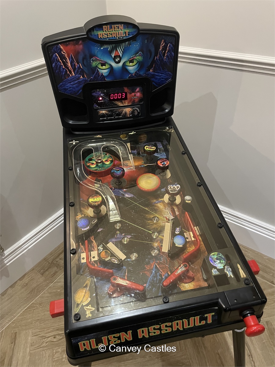 Alien Assault Pin Ball Machine - Bouncy Castle Hire in Essex