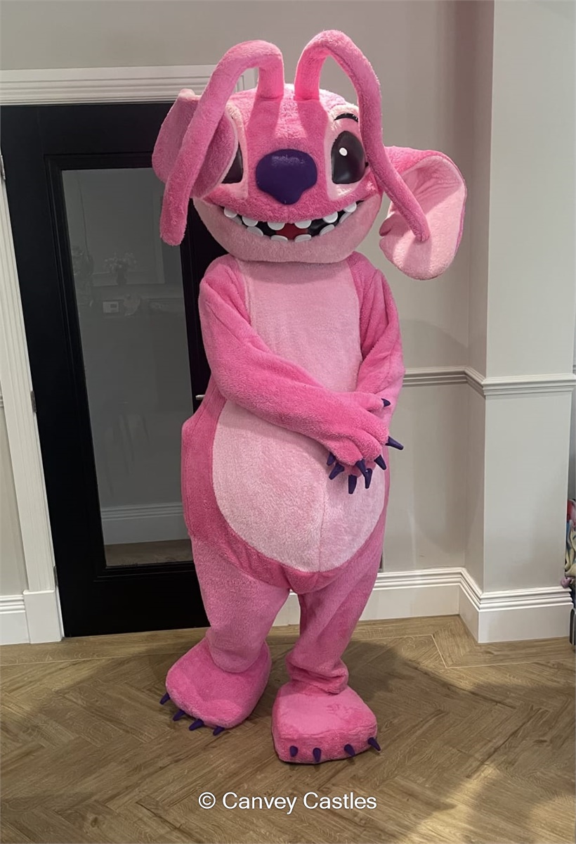 Lilo and Stitch Angel Mascot Costume - Bouncy Castle Hire in Essex ...