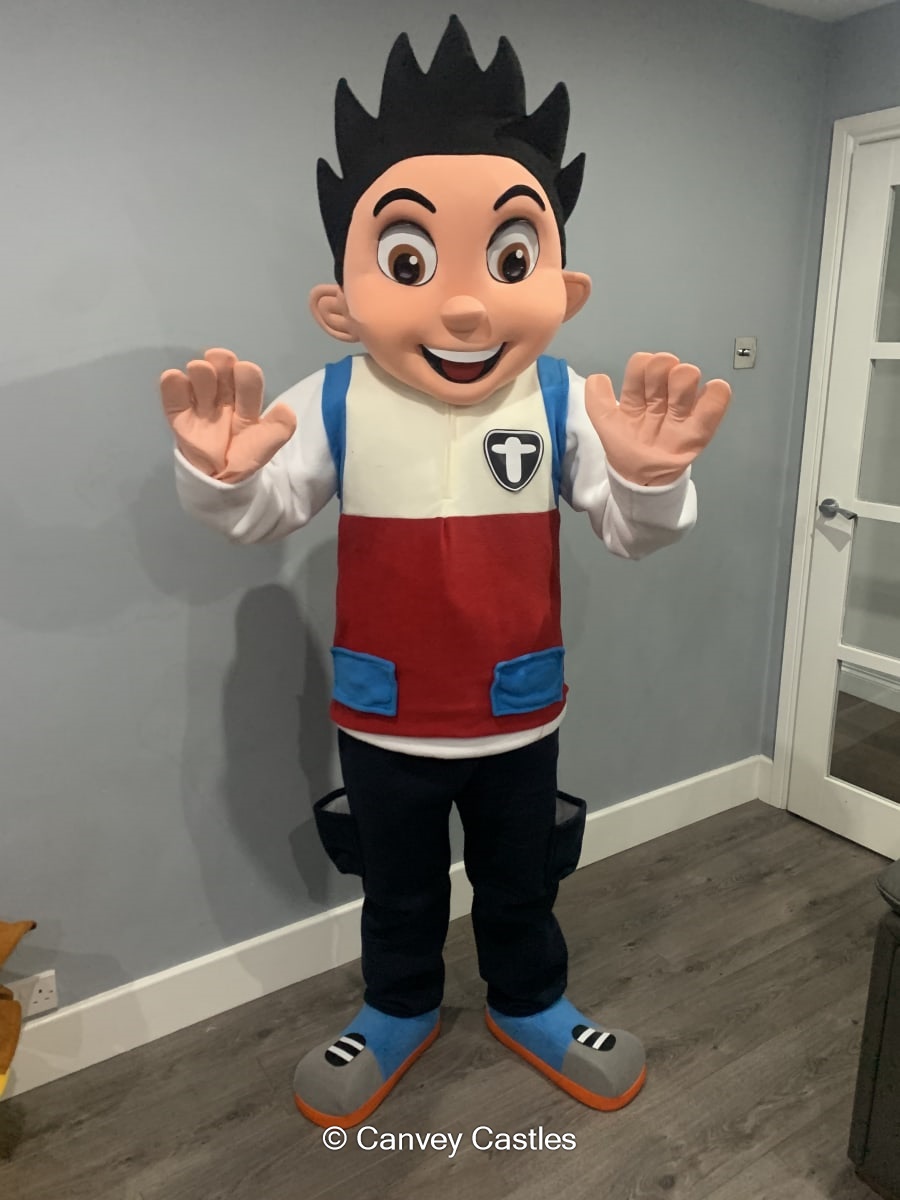 Ryder Paw Patrol Mascot Costume - Bouncy Castle Hire in Essex | Canvey ...