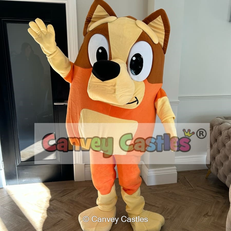 Bingo Mascot Costume - Bouncy Castle Hire in Essex | Canvey Castles