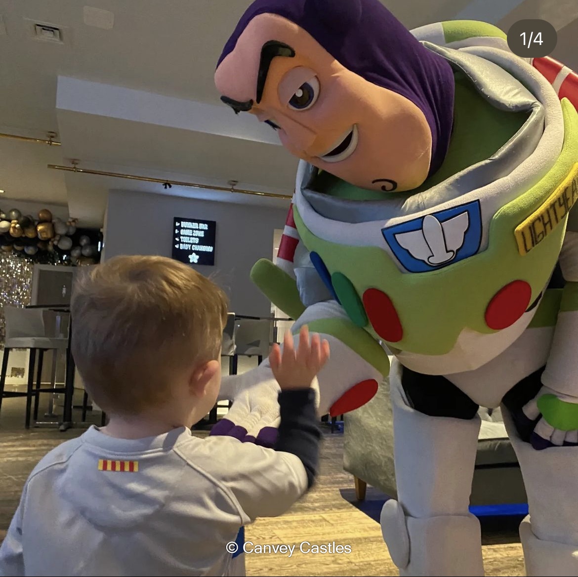Buzz Lightyear Toy Story Mascot Costume - Bouncy Castle Hire in Essex ...