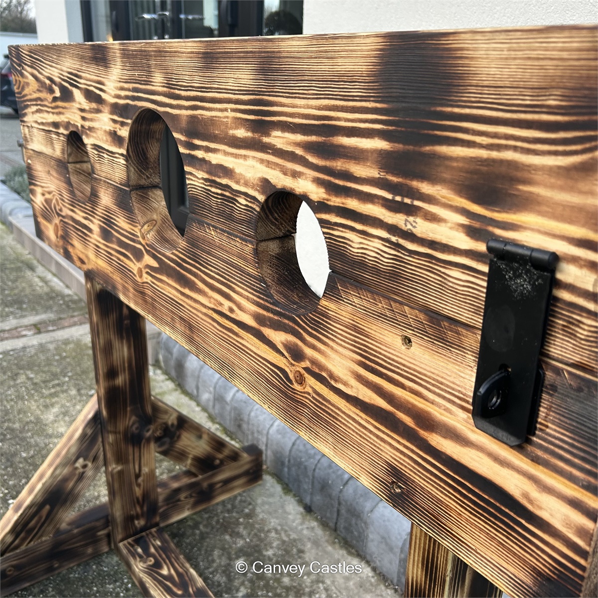 Children Medieval Wooden Stocks - Bouncy Castle Hire in Essex | Canvey ...