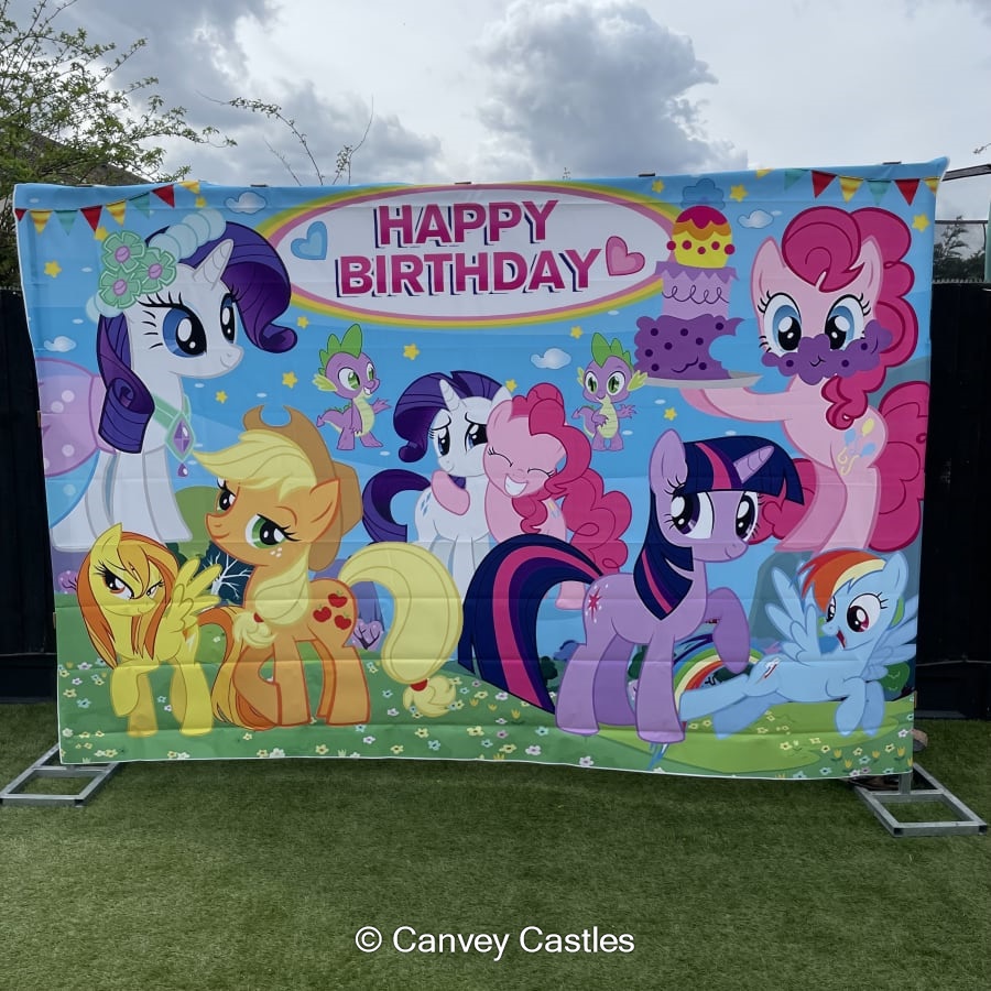 My Little Pony Backdrop - Bouncy Castle Hire in Essex | Canvey Castles