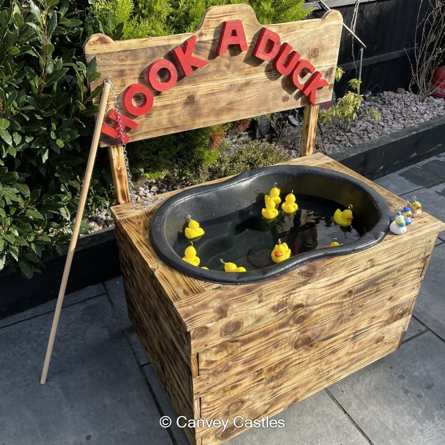 Giant Wooden Hook a Duck Game - Bouncy Castle Hire in Essex | Canvey ...