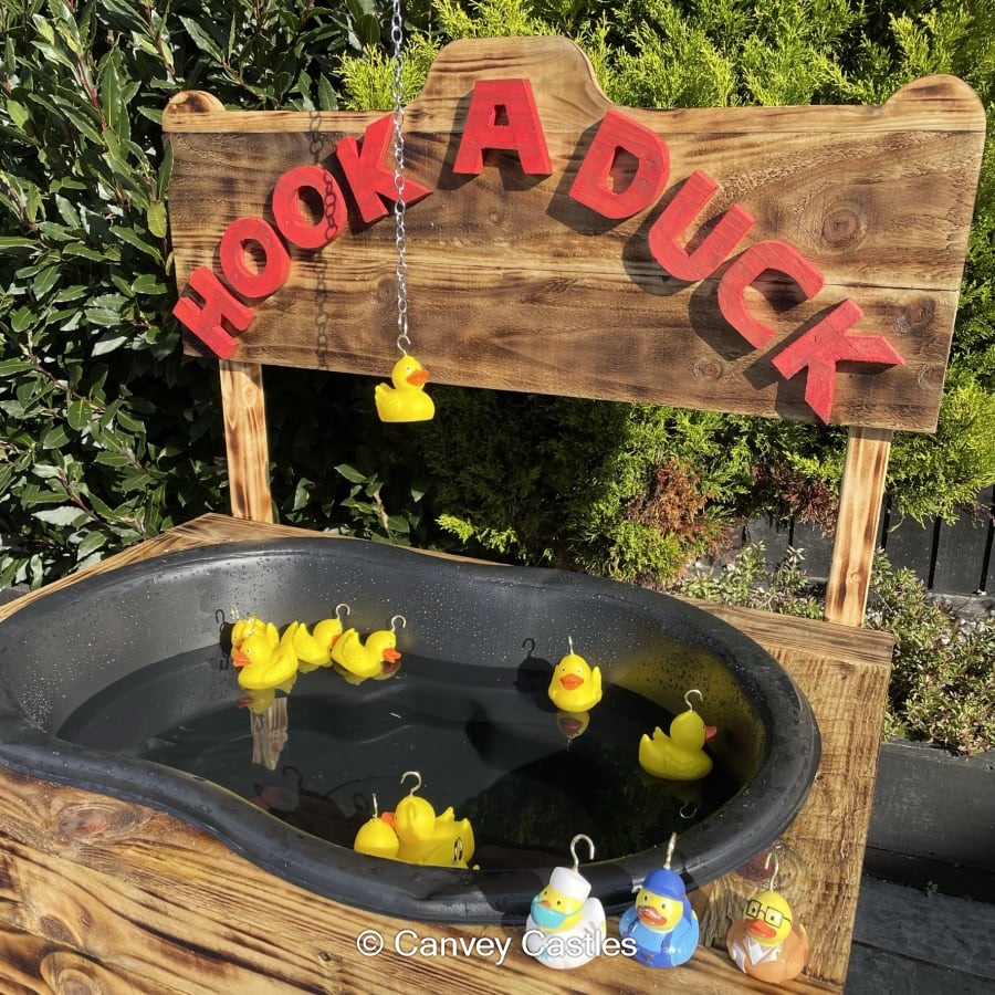 Giant Wooden Hook a Duck Game - Bouncy Castle Hire in Essex