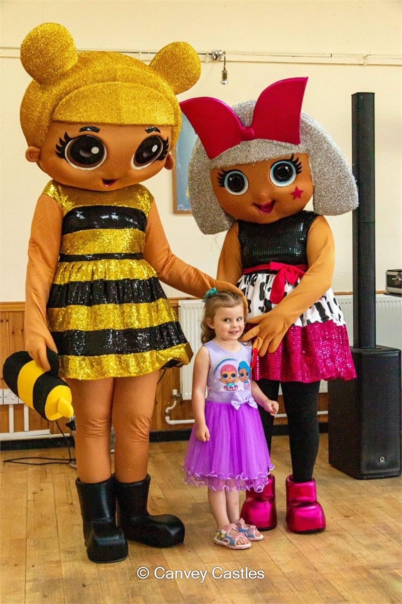 LOL Queen Bee Mascot Costume - Bouncy Castle Hire in Essex | Canvey Castles