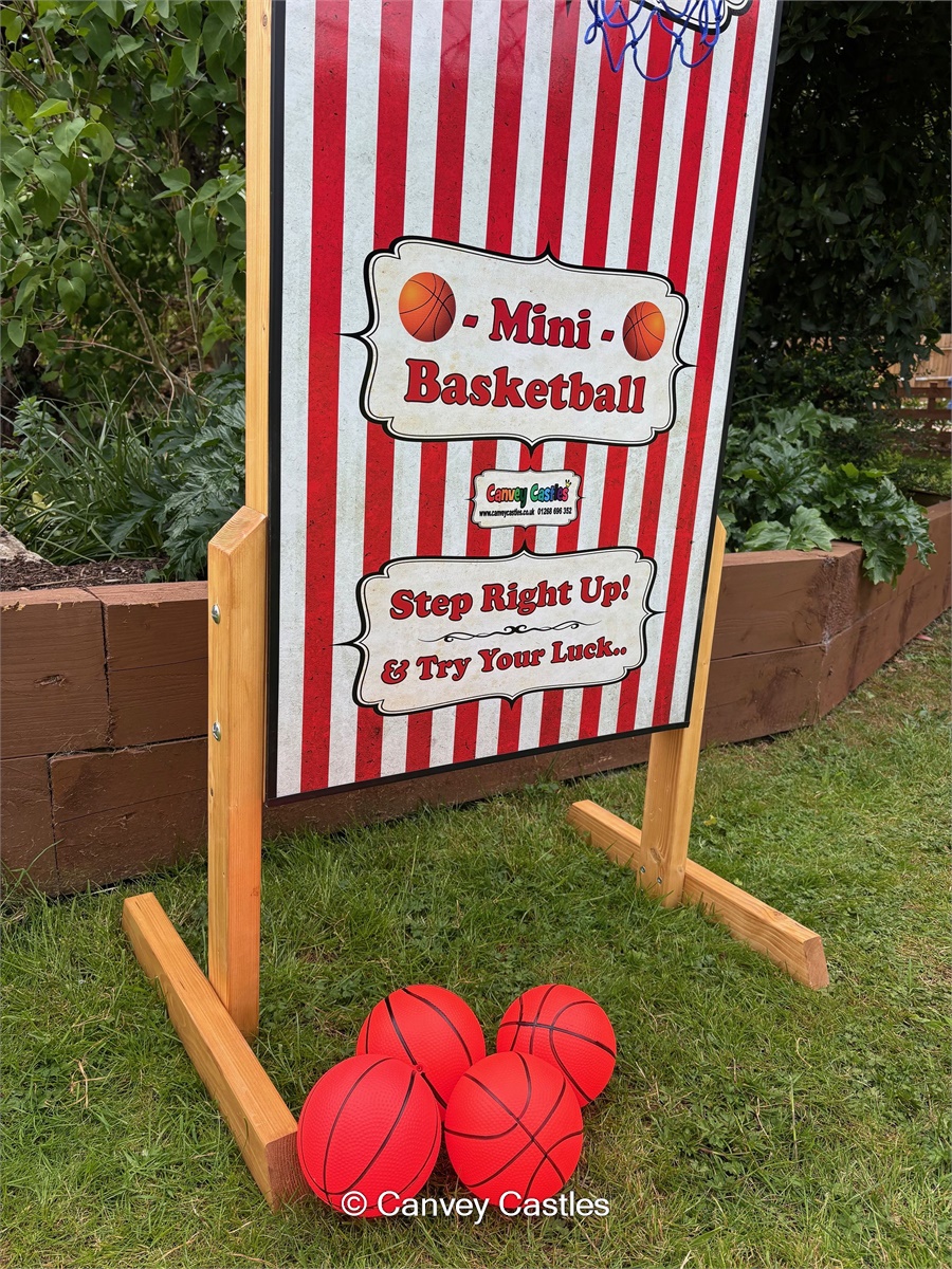 Mini basketball carnival game - Bouncy Castle Hire in Essex | Canvey ...