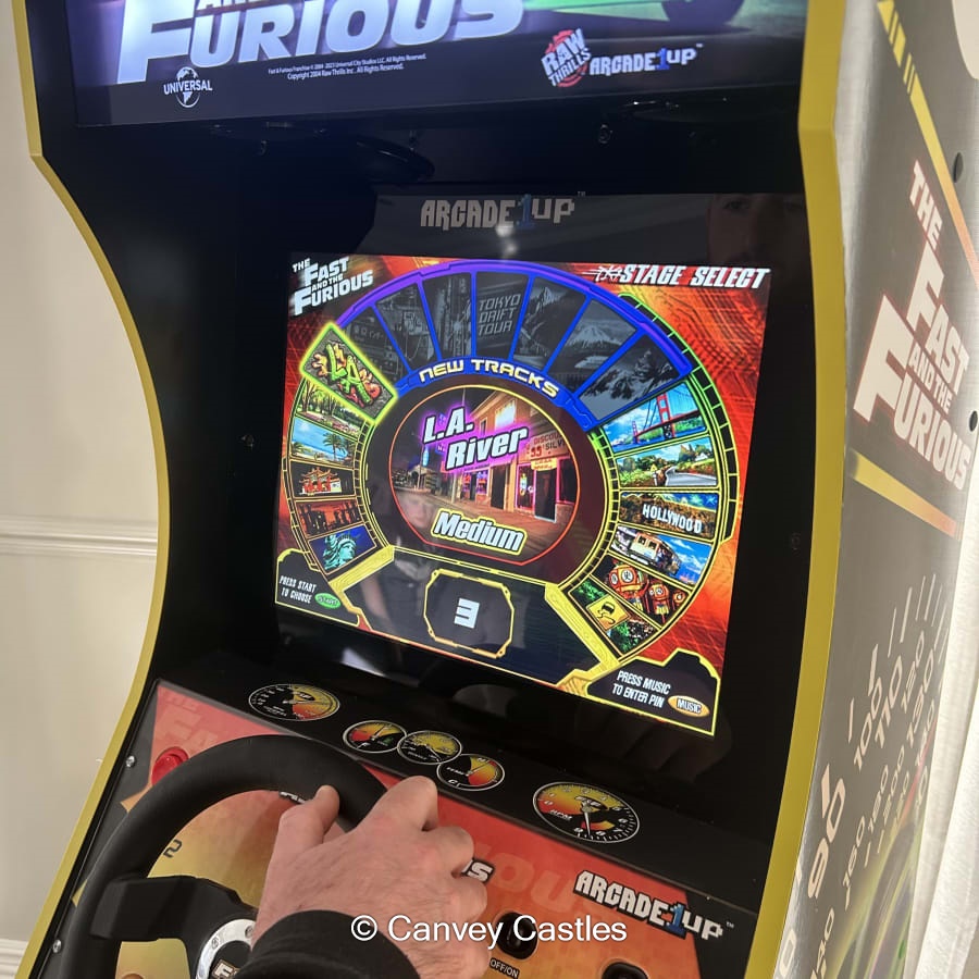 The Fast & The Furious Arcade Machine - Bouncy Castle Hire in Essex